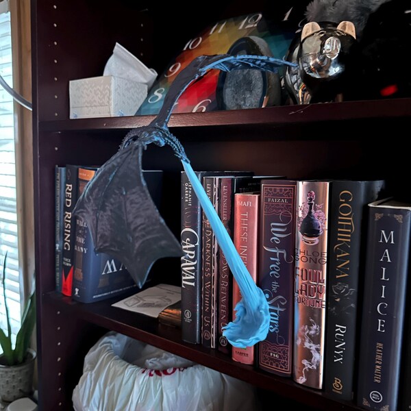 Fire Breathing Dragon Wyvern Book Nook or Wall Mount 3D Print ...