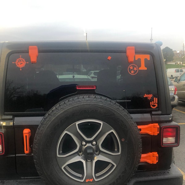 Wrangler Compass Decal, Mountain Decal, JKU Decal, Car Decal, Outdoor ...