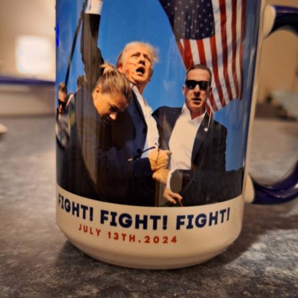 Trump Assassination Attempt Mugs, Pennsylvania Rally Shooting, PA Rally ...