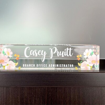 Custom Desk Sign Office Decor Executive Gift Professional - Etsy