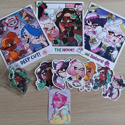 Smallfry Splatoon 3 Cute Badge/button 58mm - Etsy