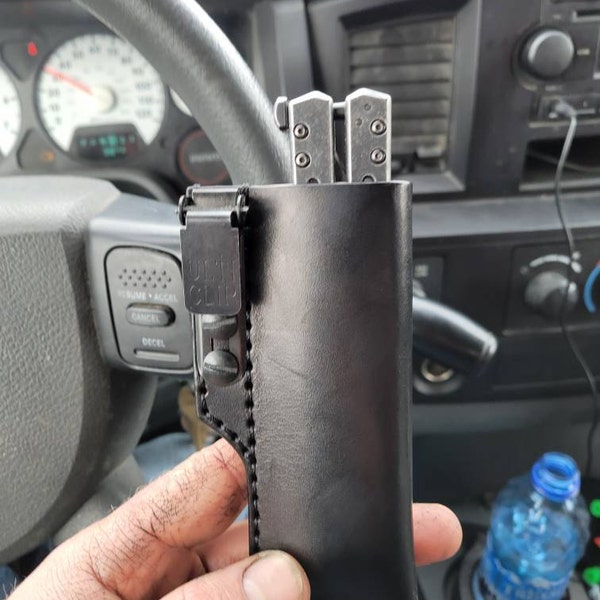 PICK YOUR COLOR Leather Bali Burrito/balisong Sheath *please Read ...