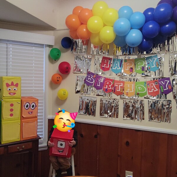 Numberblocks Face Stickers 1-19 Instant Download PDF / PNG - Etsy