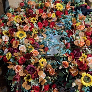 Boho Bridal Bouquet, Blush Pink and Blue Wedding Bouquet, Wedding ...