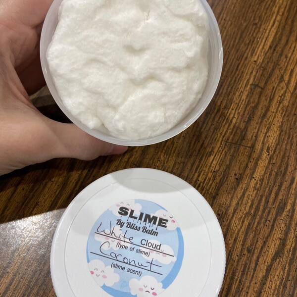 Cloud Slime W/charm Large 8 Oz W/extras Best Seller Customize Choose ...