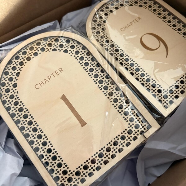Rattan Table Numbers | Boho Arch Table Numbers | Wedding Table Number ...