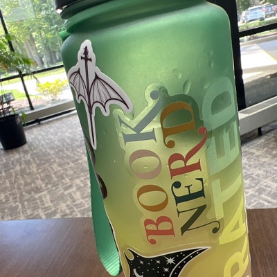 White Raven Crescent City Waterproof Sticker Valbara Sticker - Etsy