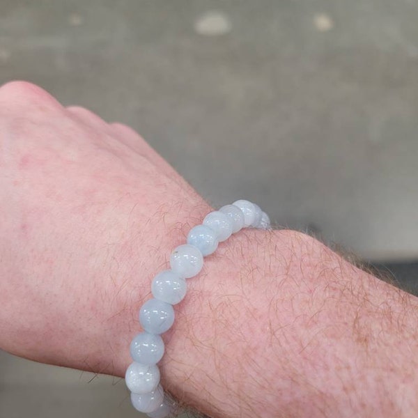 Celestite Bracelet | Spiritual Bracelet | Peace, Awareness, Rebirth ...