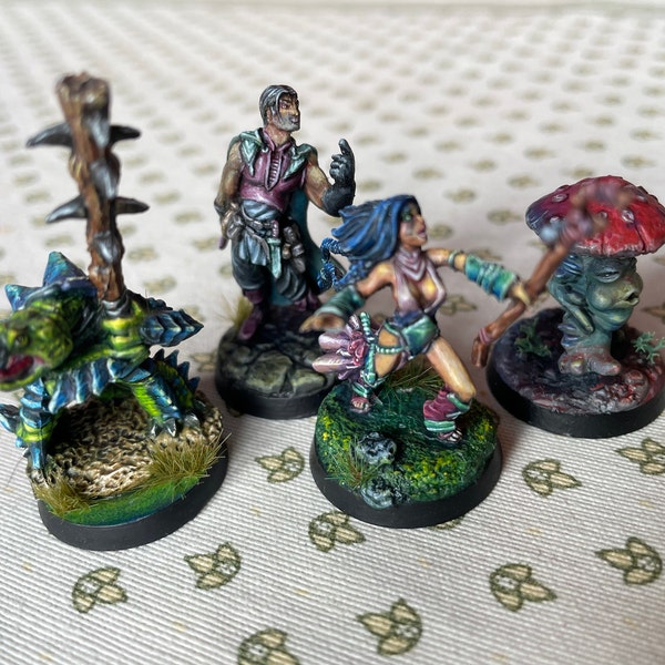 Painted Market Stall Miniature, Painted Dungeons and Dragons Furniture ...