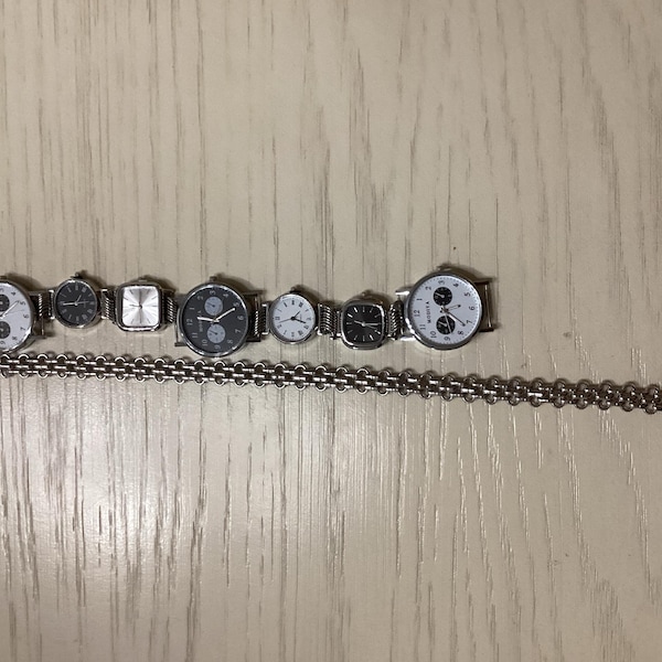 Steampunk Watch Necktie,black and White Gothic Jewelry,artistic ...