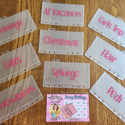 5k 10k 15k Envelope Savings Challenge Floral Vellum Cash Envelopes A6 ...