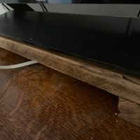 Westerton Rustic Hand Built Monitor Shelf Stand Reclaimed Riser Desk ...