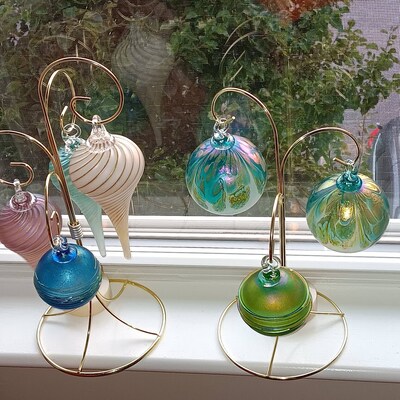 Alchemy Ornaments Handcrafted, Blown Glass Orbs Handmade in the USA the ...