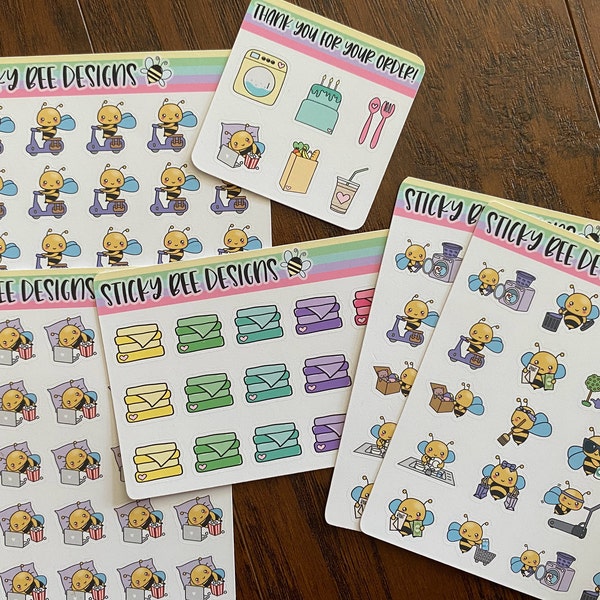 66 School Year Event Planner Stickers, School Stickers, Back to School ...