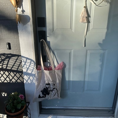 Ateez Tote Bag Atiny Neutral Aesthetic Canvas Tote - Etsy