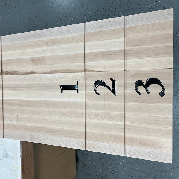 Number Templates (clear Acrylic) - Etsy