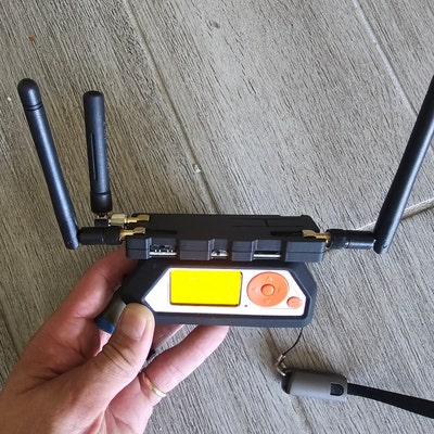 Flipper Zero Mini CC1101 With Antenna and 3D Printed Case 433mhz Range ...