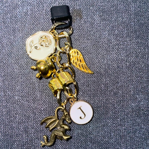 Pink Bow Charmed Bookmark Bow Bookmark Acrylic Bookmark Charmed ...