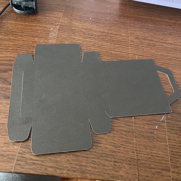 Briefcase Box, Box With Handle Template SVG, PDF, 8.5x11, A4, A3 Sheet ...