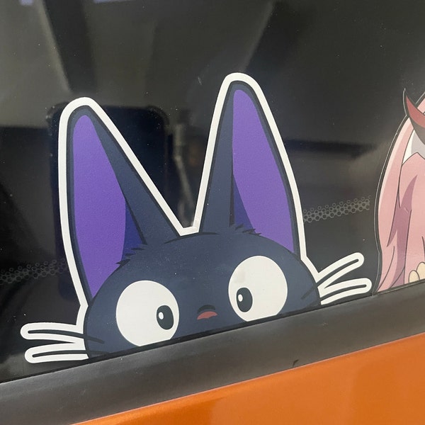 Bluey Peeker Glossy White Cut Vinyl Car Decal Multiple Sizes - Etsy