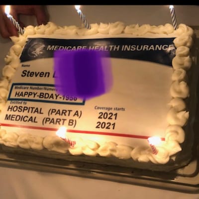 Medicare Card Edible Image Cake Topper 1/4 Sheet Personalized - Etsy