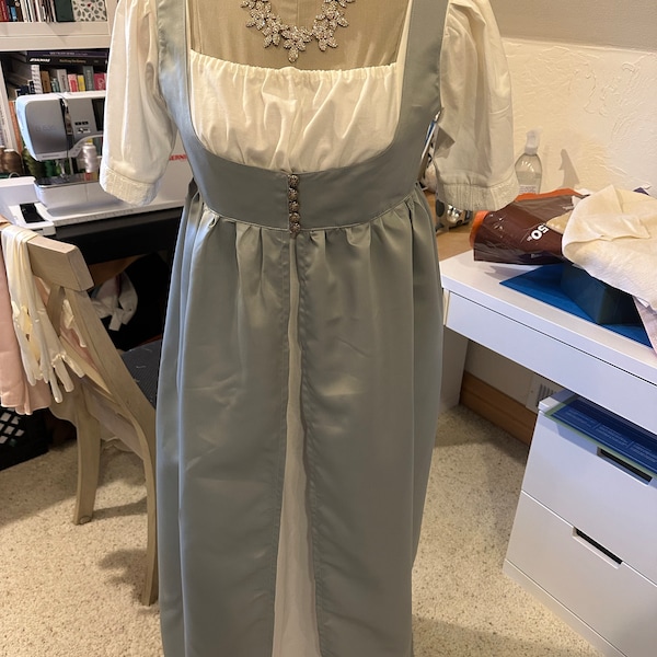 Empire / Regency Dress With Sleeveless Spencer 1805 to 1810 Sewing ...