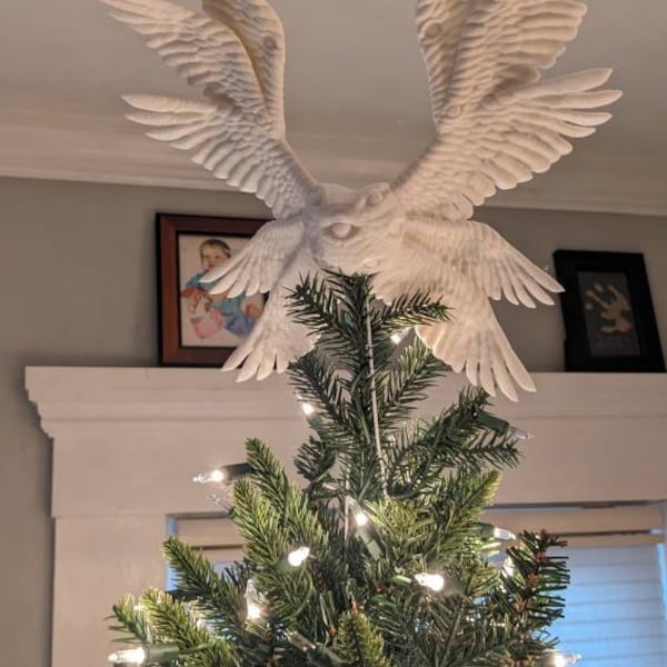 Biblically Accurate Angel Tree Topper 260mm (10.5 Inches) Wide Wingspan ...