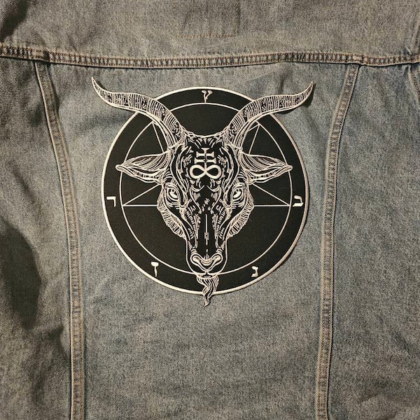 PENTAGRAM Large Back Patch Pour Gilet De Motard Personnalisé - Etsy