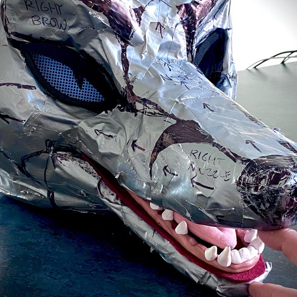 Furry Giant Custom Fursuit Whale Tail Dolphins & Mermaids up to 2 Fur ...