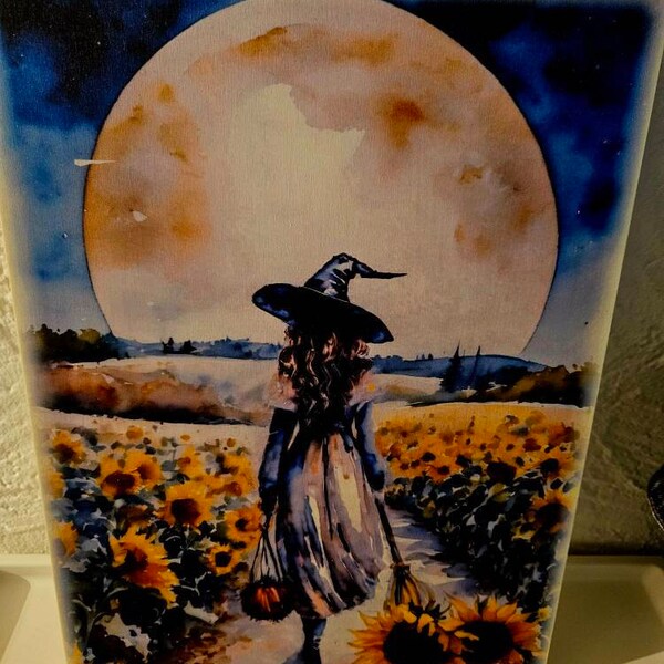 POWER OF THREE ~ Full Moon Coven Meeting in the Meadow ~ 7x5" Altar ...
