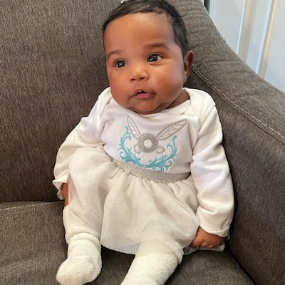 Loz Navi Embellished Baby Bodysuit - Etsy