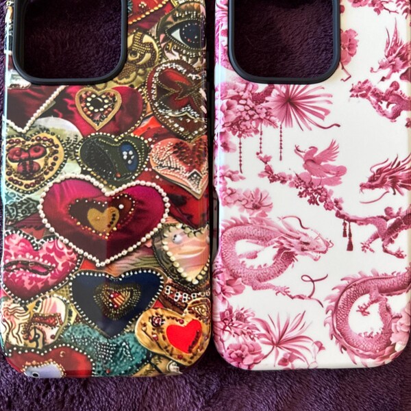 Vintage Boho Jewel Mosaic Collage Phone Case, Mosaic Gemstones, Cute ...