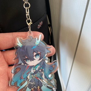 Bennett and Razor Keychains Genshin Impact Arcylic Charms - Etsy