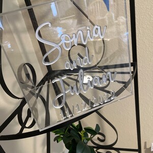 Custom Boho Acrylic Wedding Sign / 3-D Wedding Welcome Sign - Etsy