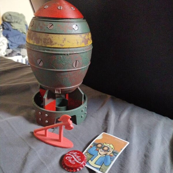 Fallout Inspired Mini Nuke With Secret Stash Compartment - Etsy