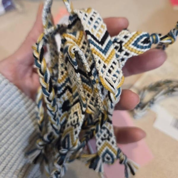Custom Friendship Bracelets | Friendship | Embroidery Thread Bracelets ...