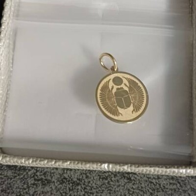 14K Real Solid Gold Dandelion Jewelry, Dainty Dandelion Flower Coin ...