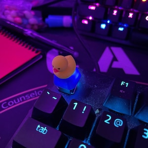 Rubber Duck Keycap for Mechanical Keyboard, Rubber Duck Artisan Keycap ...