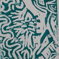 Lino Soft Quality in Blue, for Printmaking, Size A6 (10x15cm) for ...