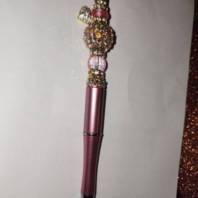 Ivory Beaded Gold Wedding Guest Book Pen, Sign in Table Pen, Fancy ...