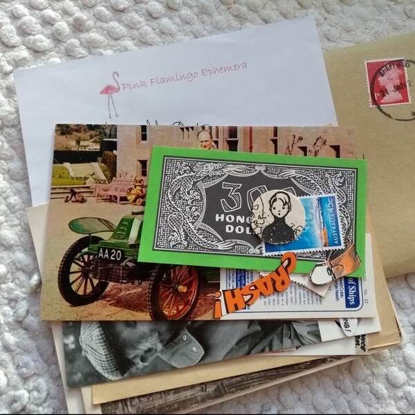 Small Vintage Paper Ephemera Pack: 20 Mixed Pieces for Craft. Scrap ...