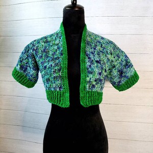 Cropped Cardi Crochet Cardigan Pattern - Etsy