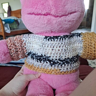 DIGITAL PDF PATTERN Crochet Build a Bear Pullover Sweater - Etsy