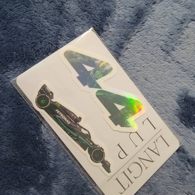 Formula 1 F1 George Russell Driver Helmet Waterproof Sticker Decal for ...