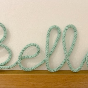 Printable Letter Templates for Knitted Wire Tricotin Digital Download ...