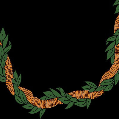 Hibiscus and Plumeria Leaves Strand SVG, Hibiscus Cluster, Frangipani ...