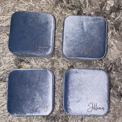 Constellation Custom Jewelry Box, Round Jewelry Case, Customizable ...