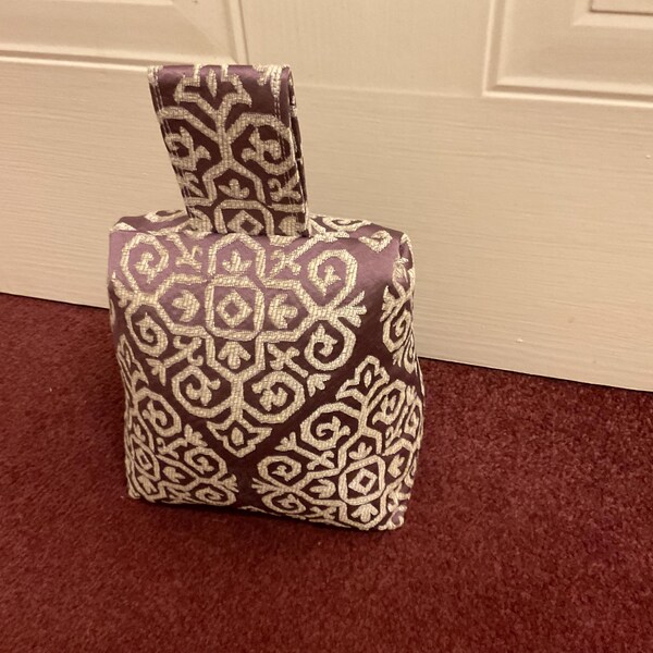 DOOR STOPS 100% Wool Tweed Fabulous Quality Vibrant Rainbow Stripes ...
