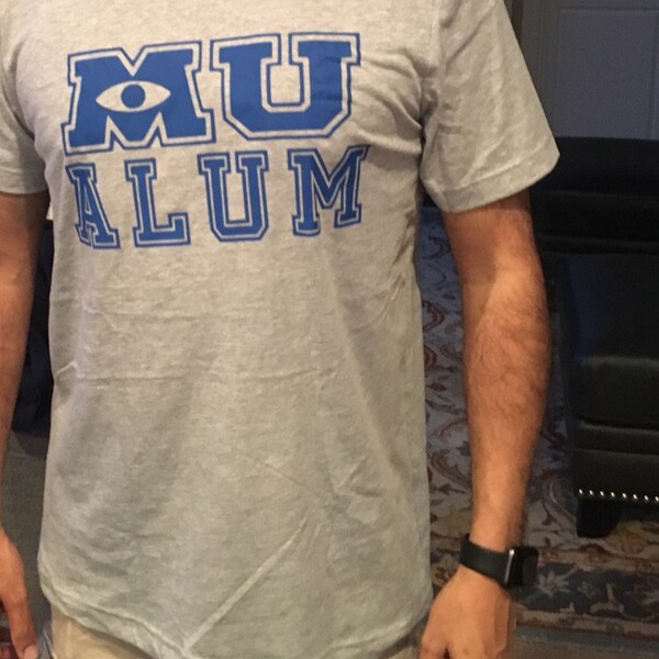 MU Alum Shirt, Monsters University Movie Shirt, Disney Pixar Shirt ...
