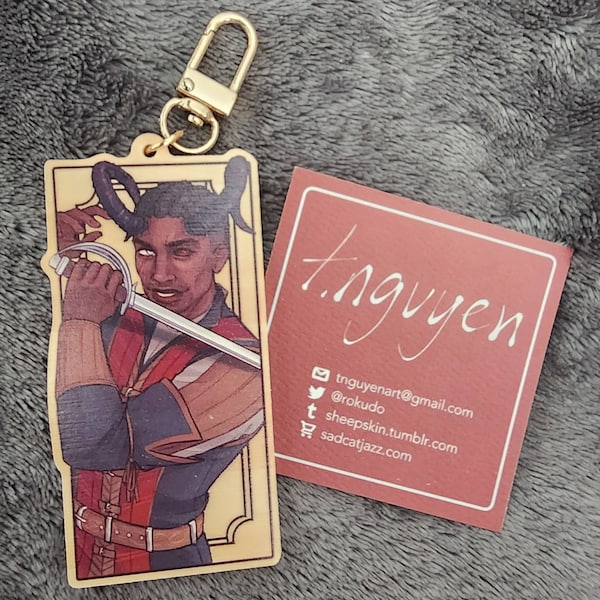 BG3: Wooden Keychains - Etsy